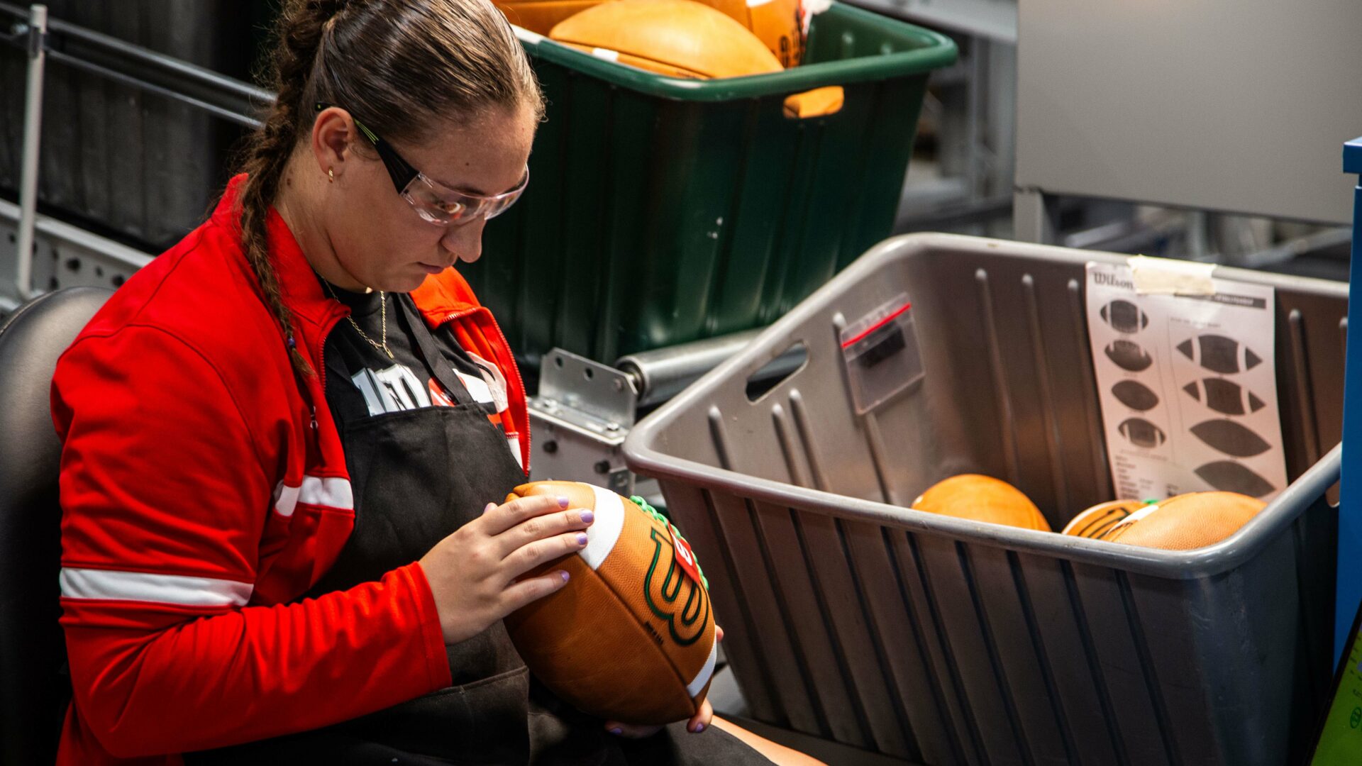 Crafting a legacy in Wilson’s new football factory | Amer Sports