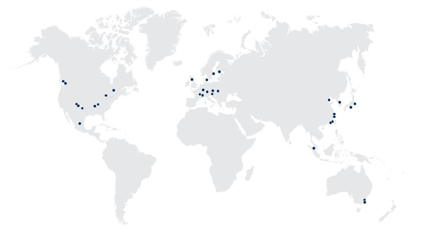 Our locations globally | Amer Sports
